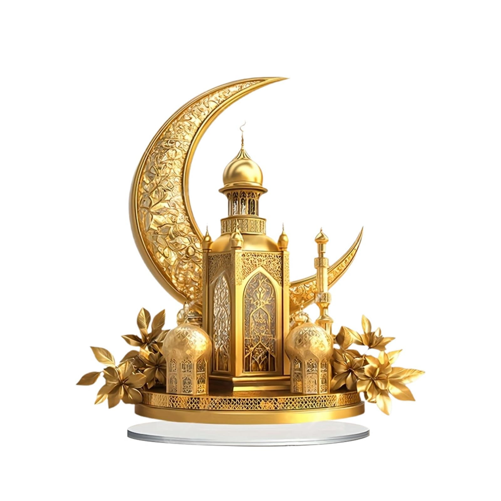 Ramadan Table Decorations,Present For Muslim Islam Ramadan 2D Castle ...