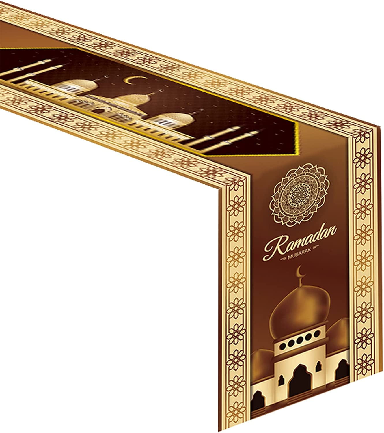 Ramadan Table rations Table Runners Mubarak Party Eid Al-Fitr Festive ...