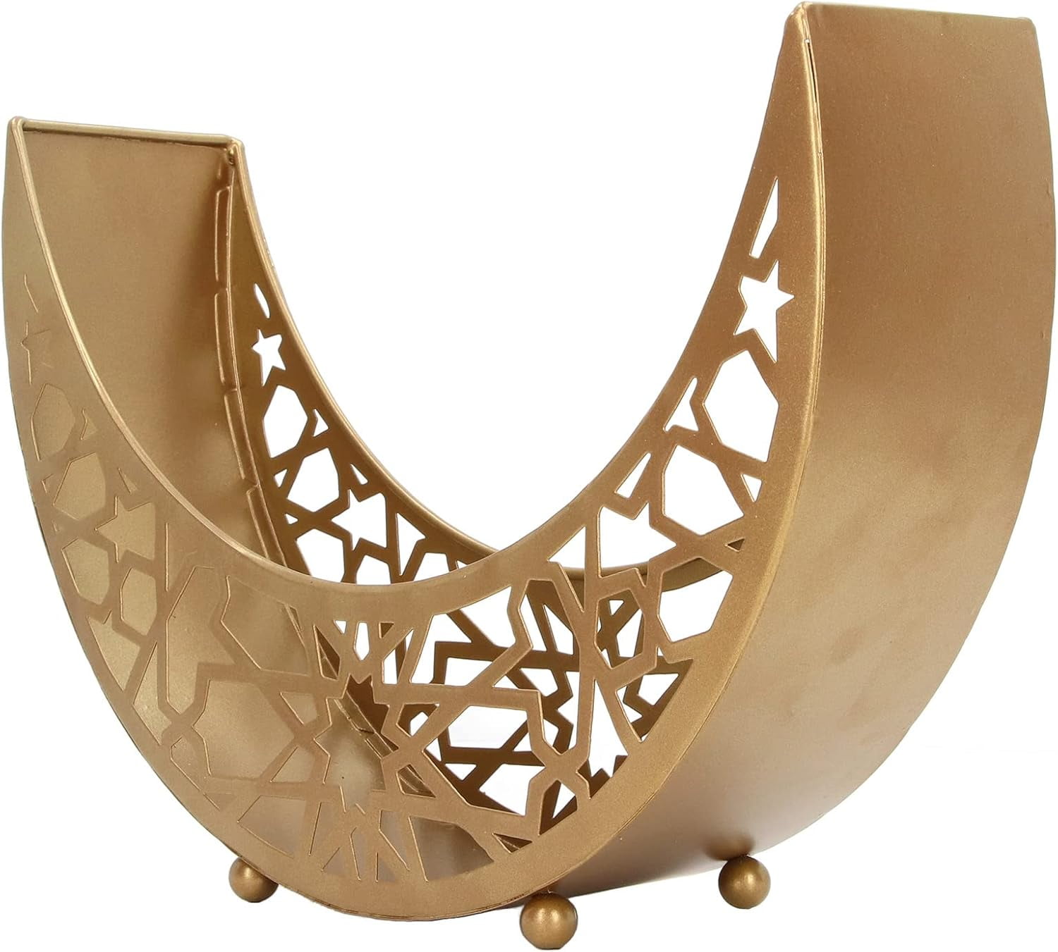 Ramadan Tray Moon Shape Large Food Serving Tray 11.8x8.3x3.1in ...