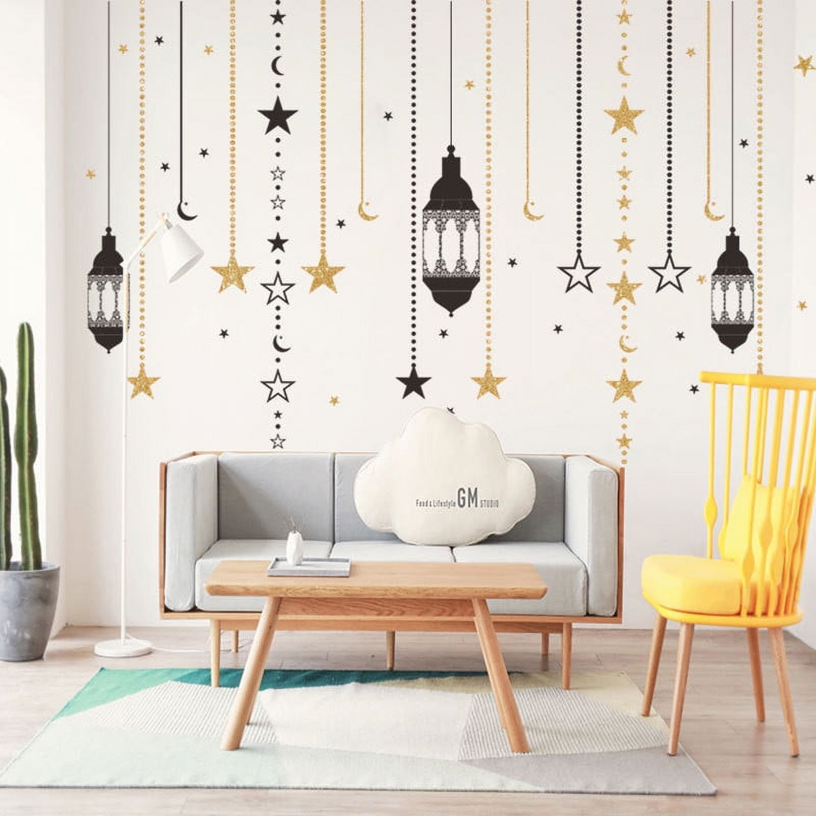 Ramadan Wall Decor Stickers Islamic Muslim Wall Decals Stickers Mubarak ...
