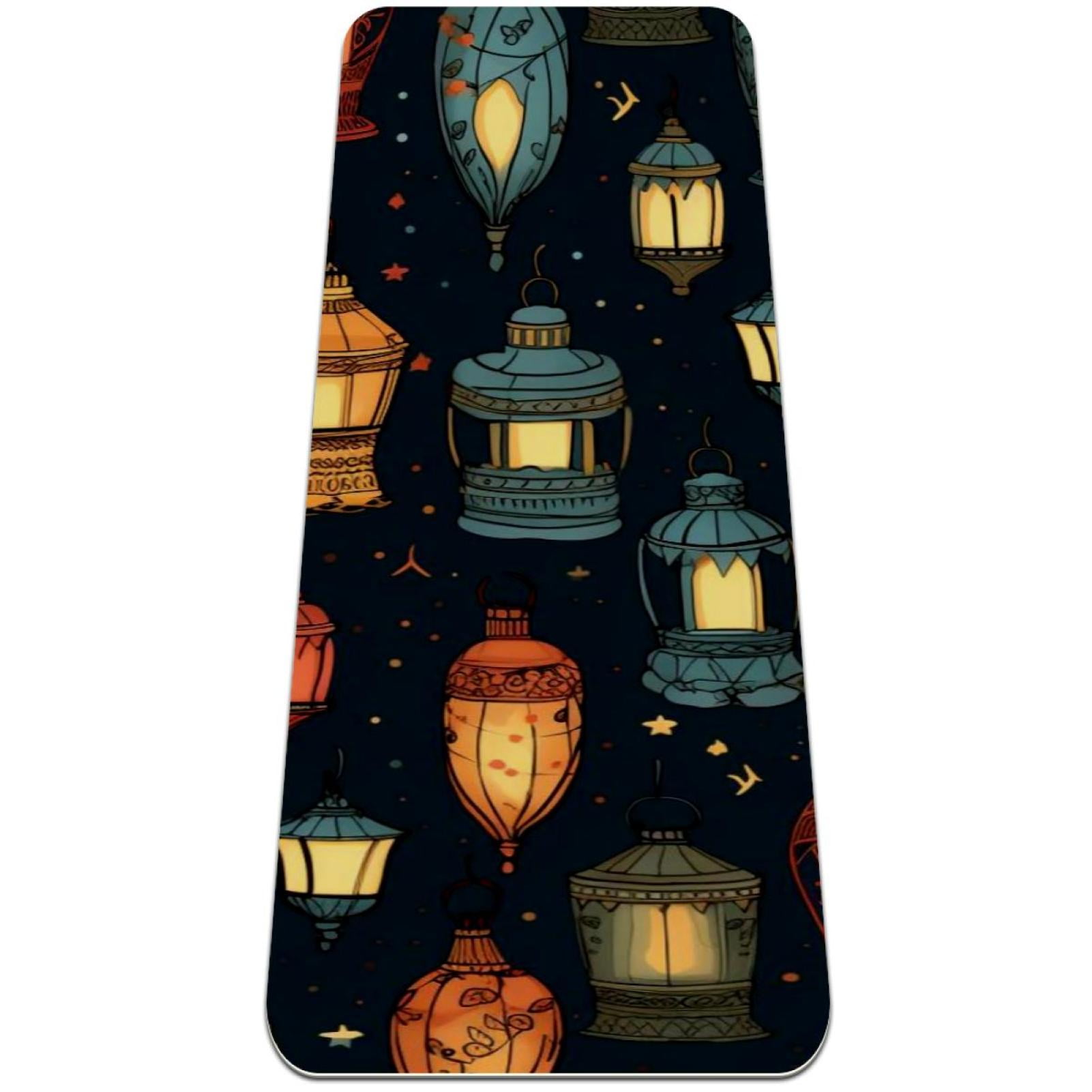 Ramadan lanterns TPE Yoga Mat - Exercise Mat for Home Workouts and Gym ...