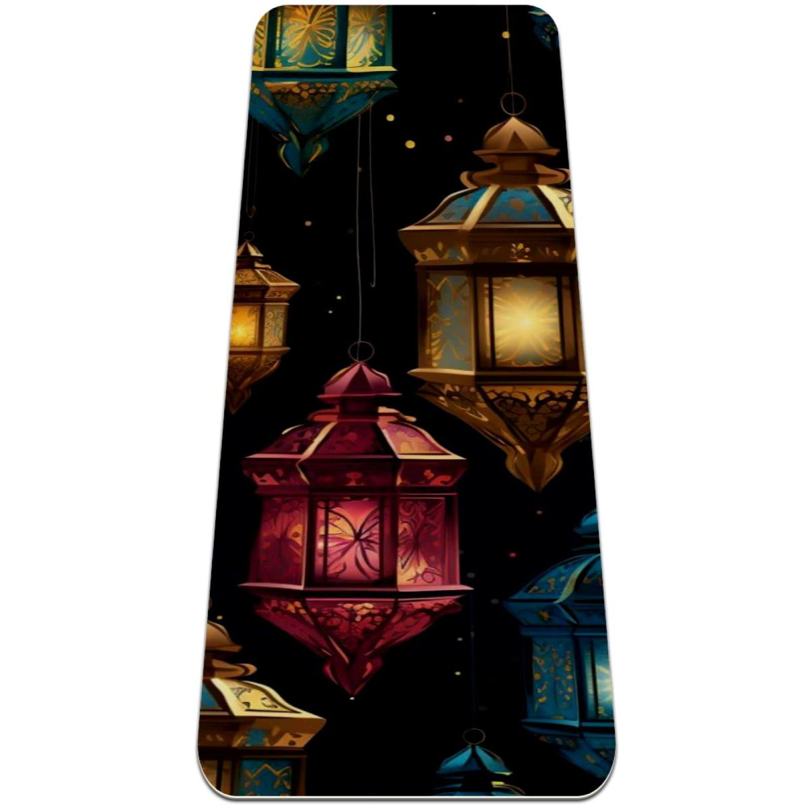 Ramadan lanterns TPE Yoga Mat for Workout and Exercise, Material ...