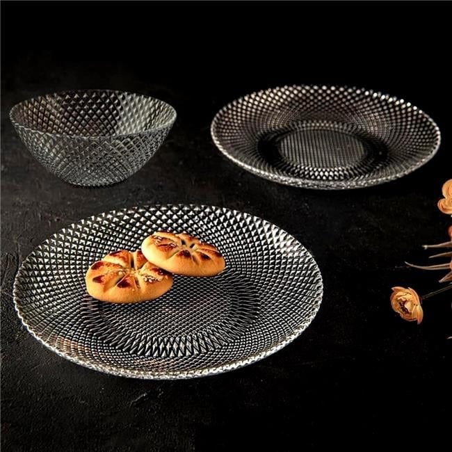 Ramart Studio Glass R1215-0 Marquis Glass Dinnerware Set - 12 Piece ...