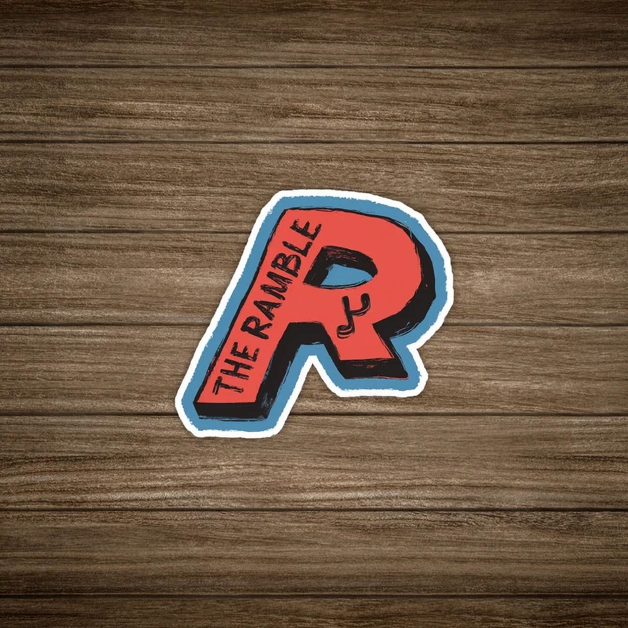 The Ramble: VintageStyle Red And Blue Enamel Pin For Outdoorsy ...