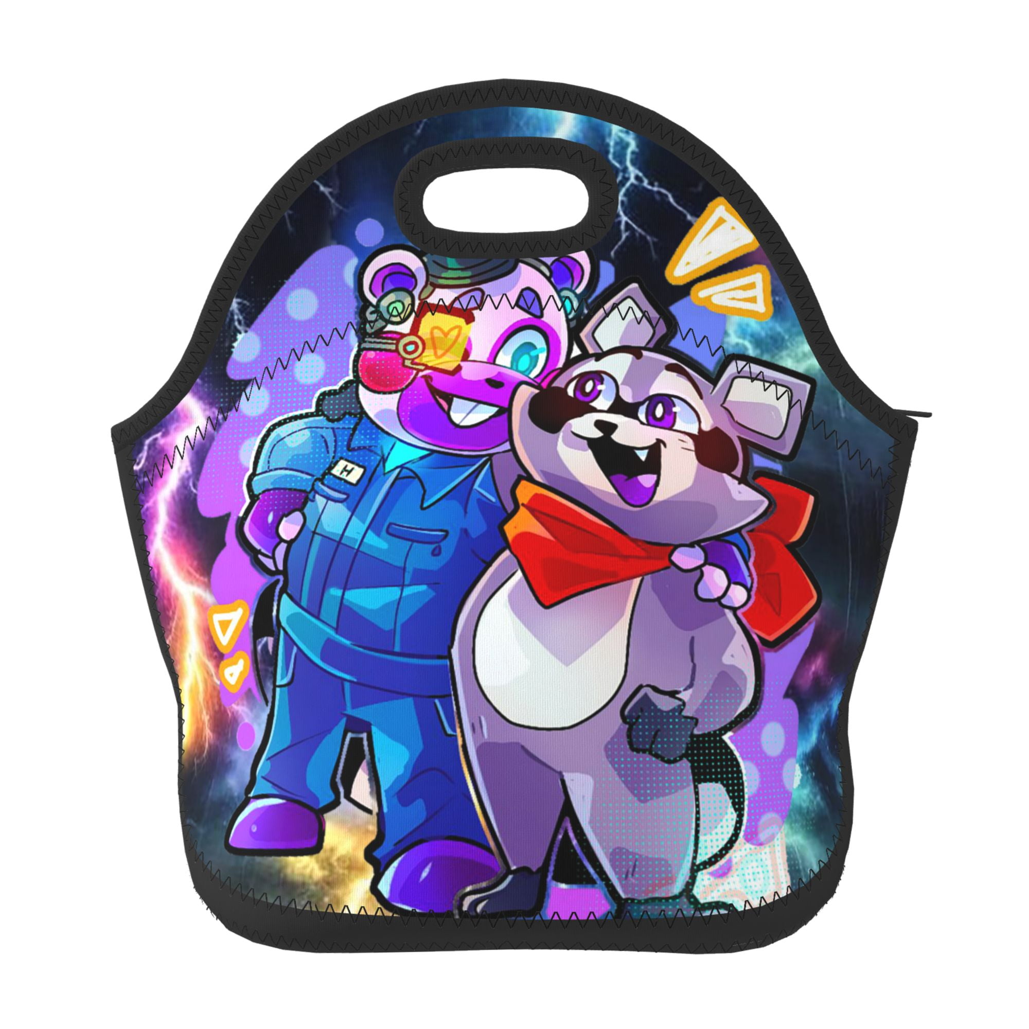 Rambley Raccoon Helpy Fnaf Lunch Bag Tote Bag Insulated Lunch Box ...