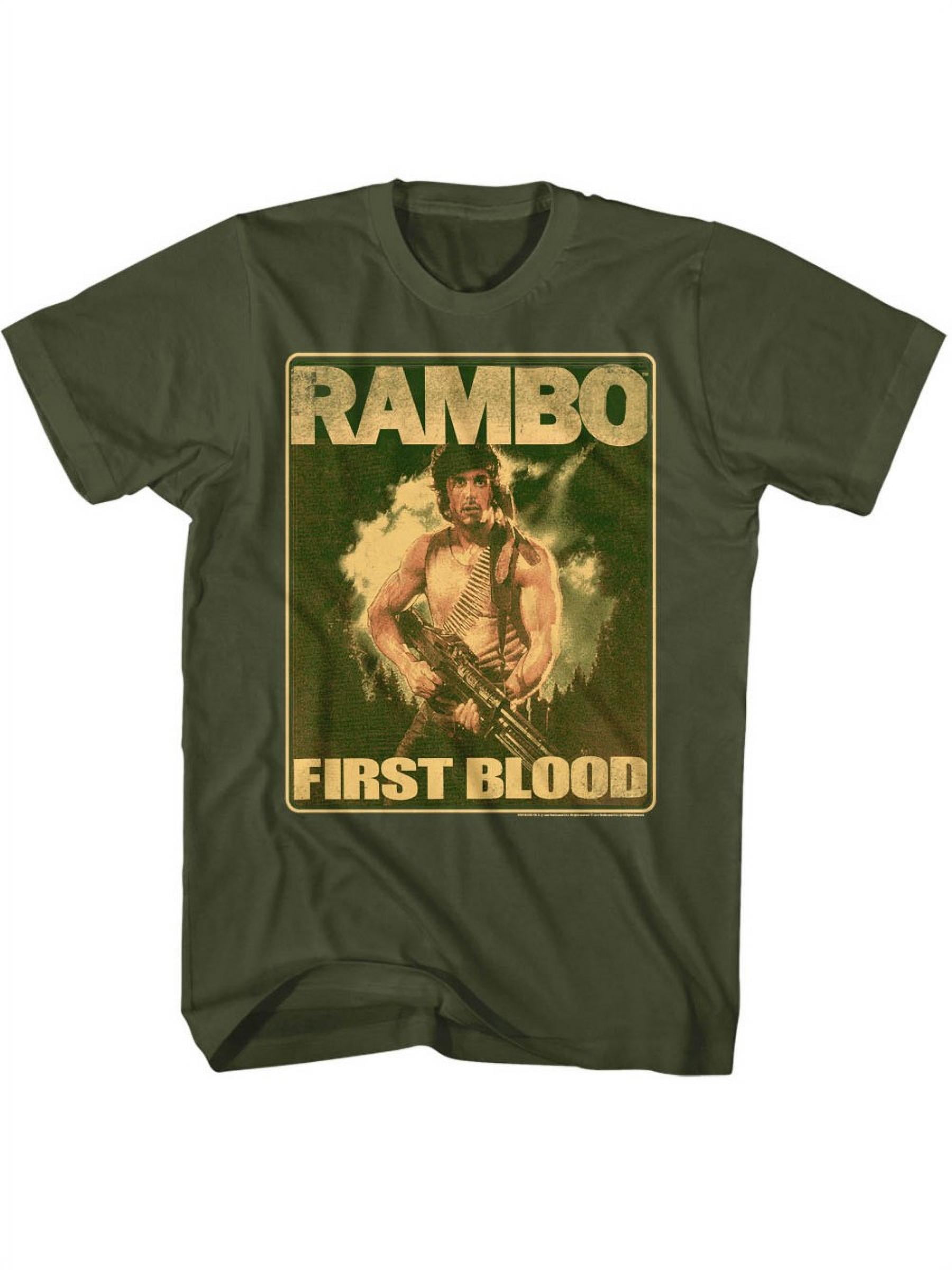 Rambo 1980's Action Thriller War Movie Lil Ramblins Military Green ...