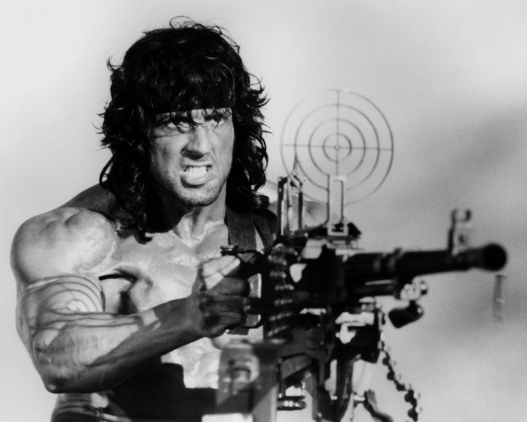 Rambo 3 Stallone Handsome Action Pose 24x36 Classic Hollywood Poster ...