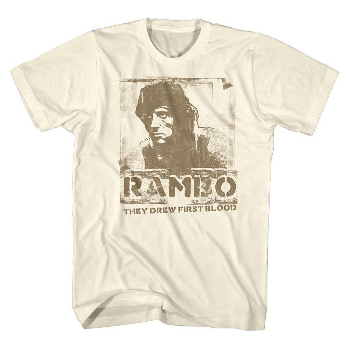 Rambo Blame Natural Adult T-Shirt 4Xl - Walmart.com
