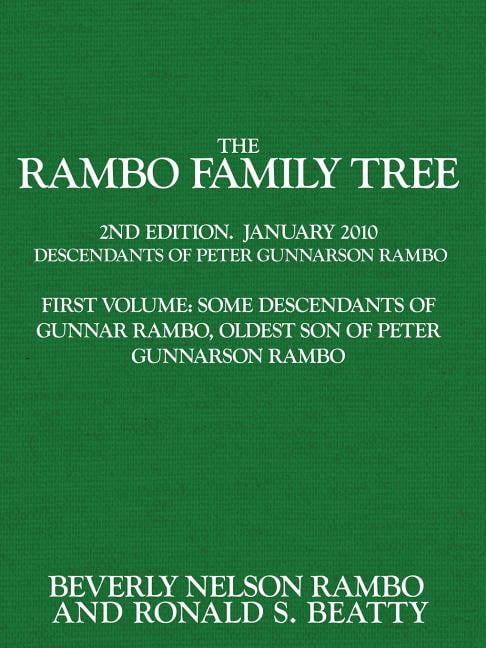 Rambo Family Tree : Some Descendants of Gunnar Philippines | Ubuy