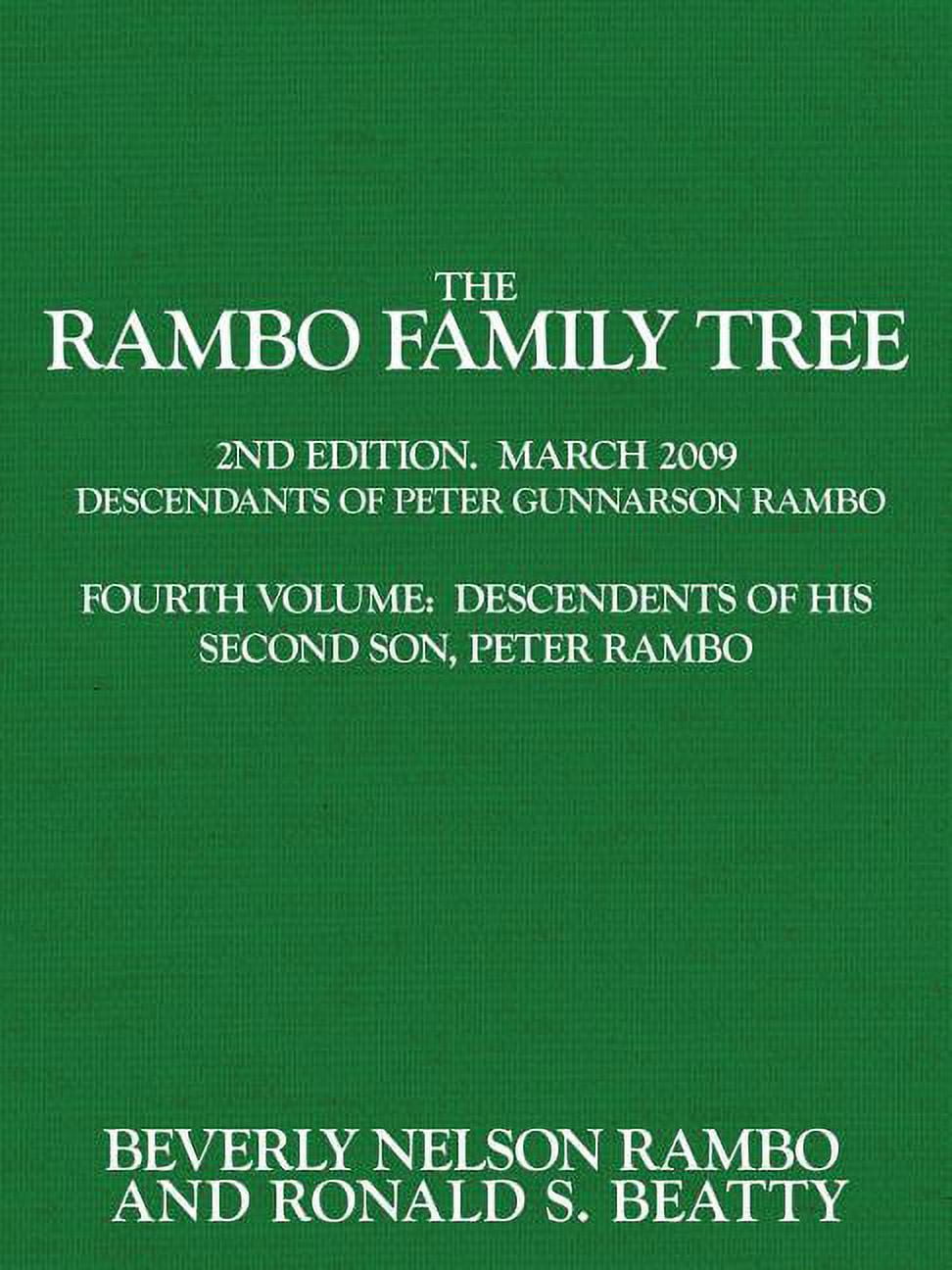 Rambo Family Tree, Volume 4 (Paperback) - Walmart.com
