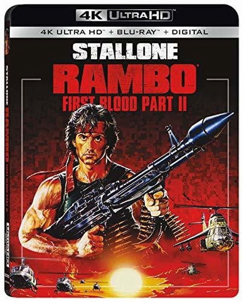 Rambo: First Blood Part II (4K Ultra HD + Blu-ray), Lions Gate, Action ...