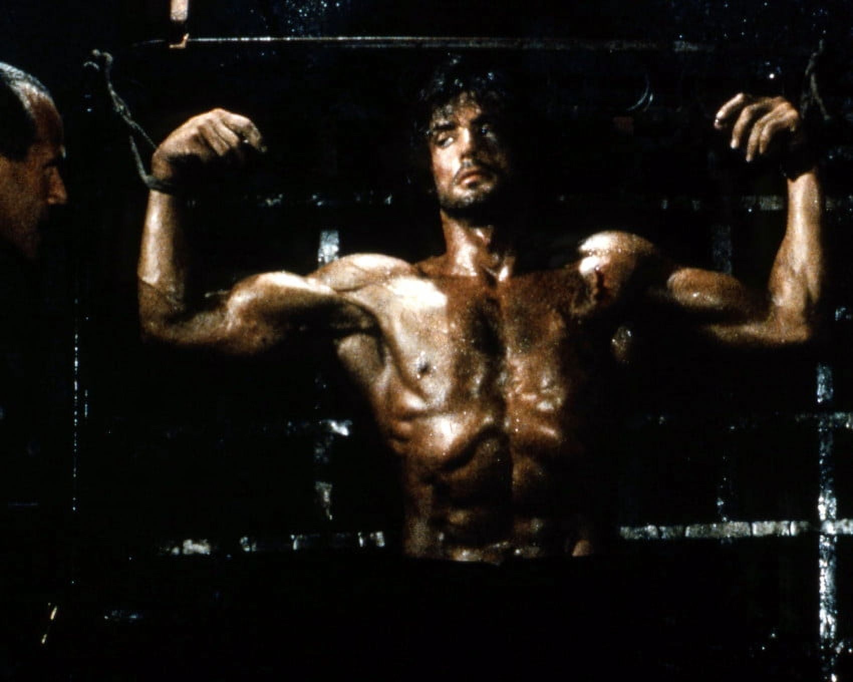Rambo: First Blood Part Ii Featuring Stallone Chained To Wall 24X36 ...