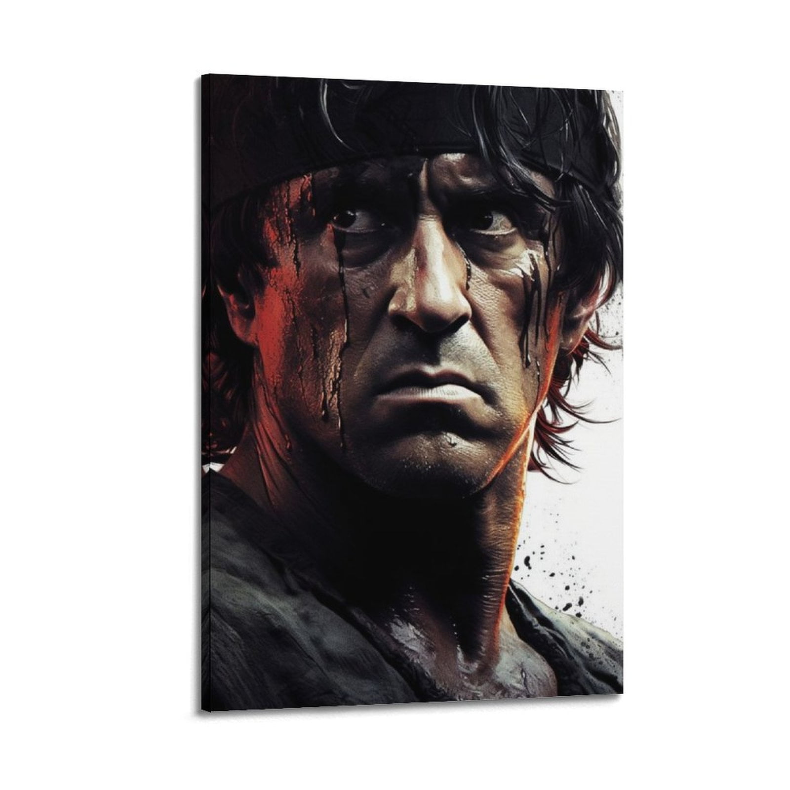 Rambo Poster Wall Art Canvas Aesthetic Music And Movies Decorative ...