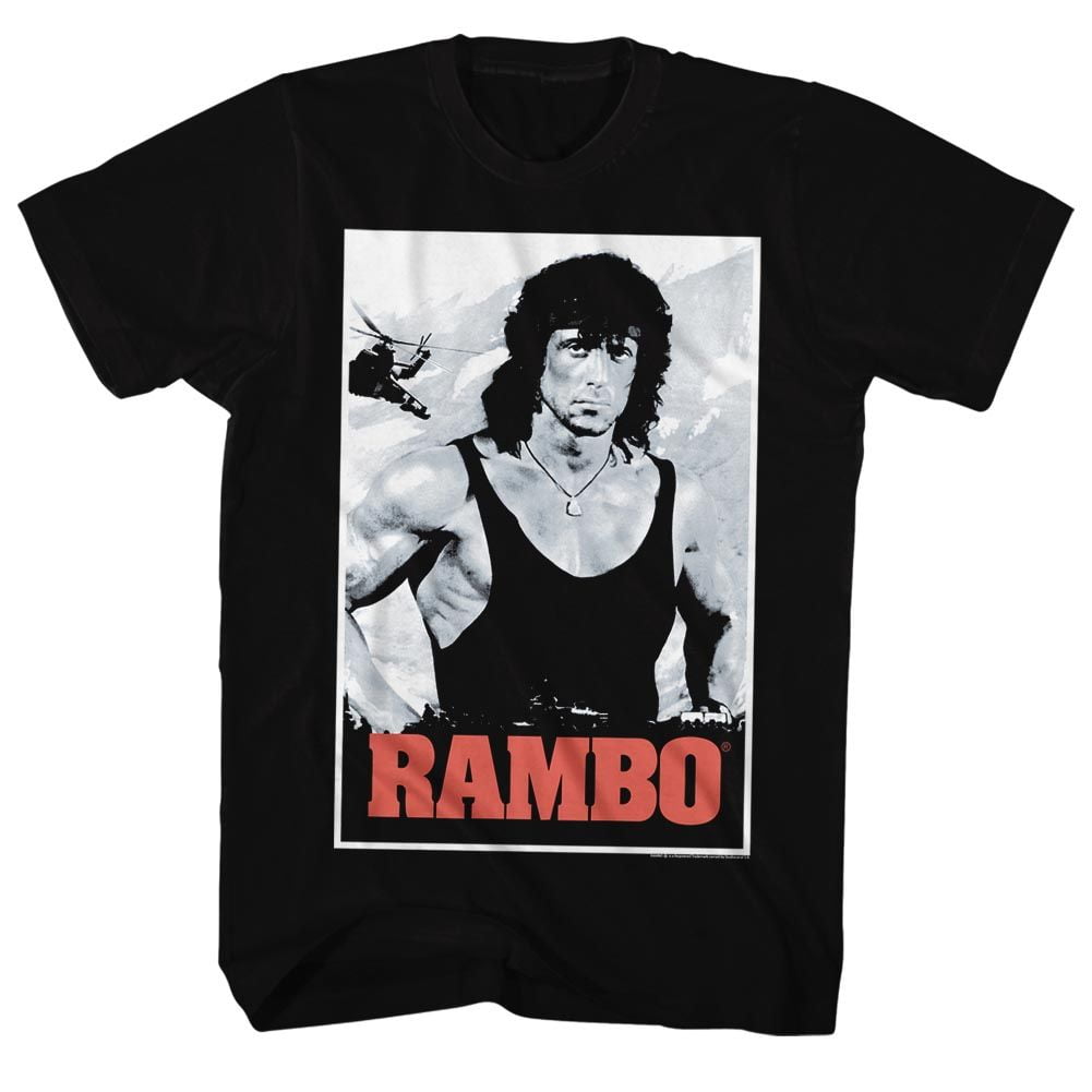 Rambo Black Adult T-Shirt 6Xl - Walmart.com