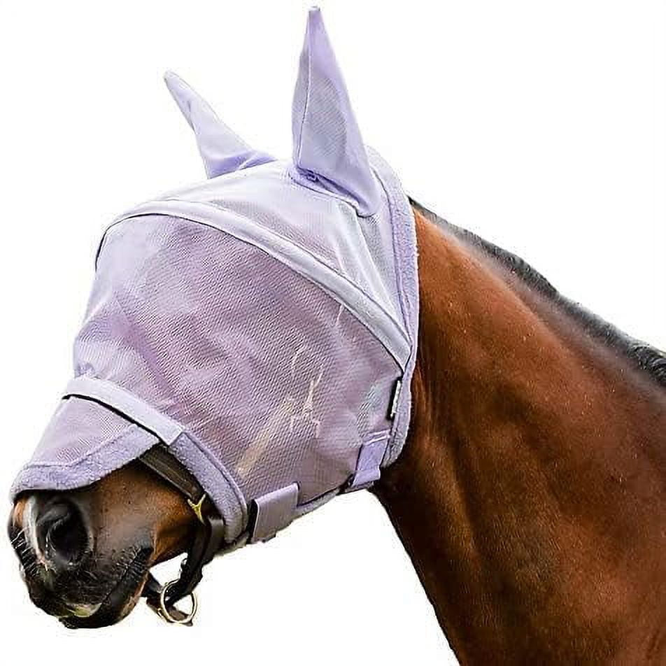 Rambo Rambo Plus Fly Mask Lavender Horse - Walmart.com