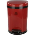 Ramddy Round Foot Step Trash Can with Lid, Garbage/Waste Bin with ...