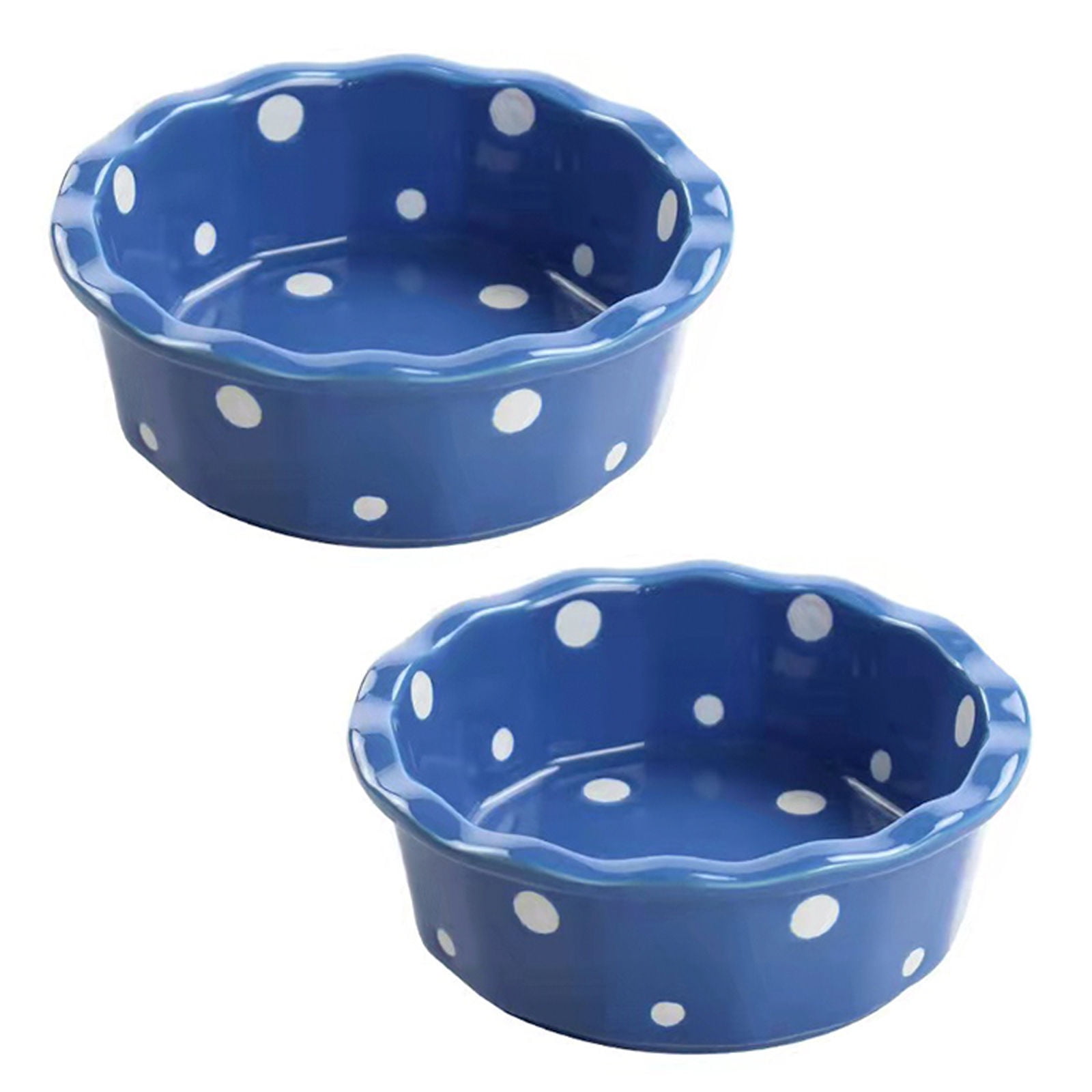 12 Oz Ramekins, Creme Brulee Ramekins Oven Safe, Porcelain Souffle Dish ...