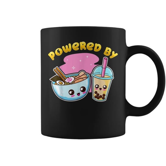 Ramen Bubble Tea T Boba Japanese Noodles Anime Gift Coffee Mugs ...