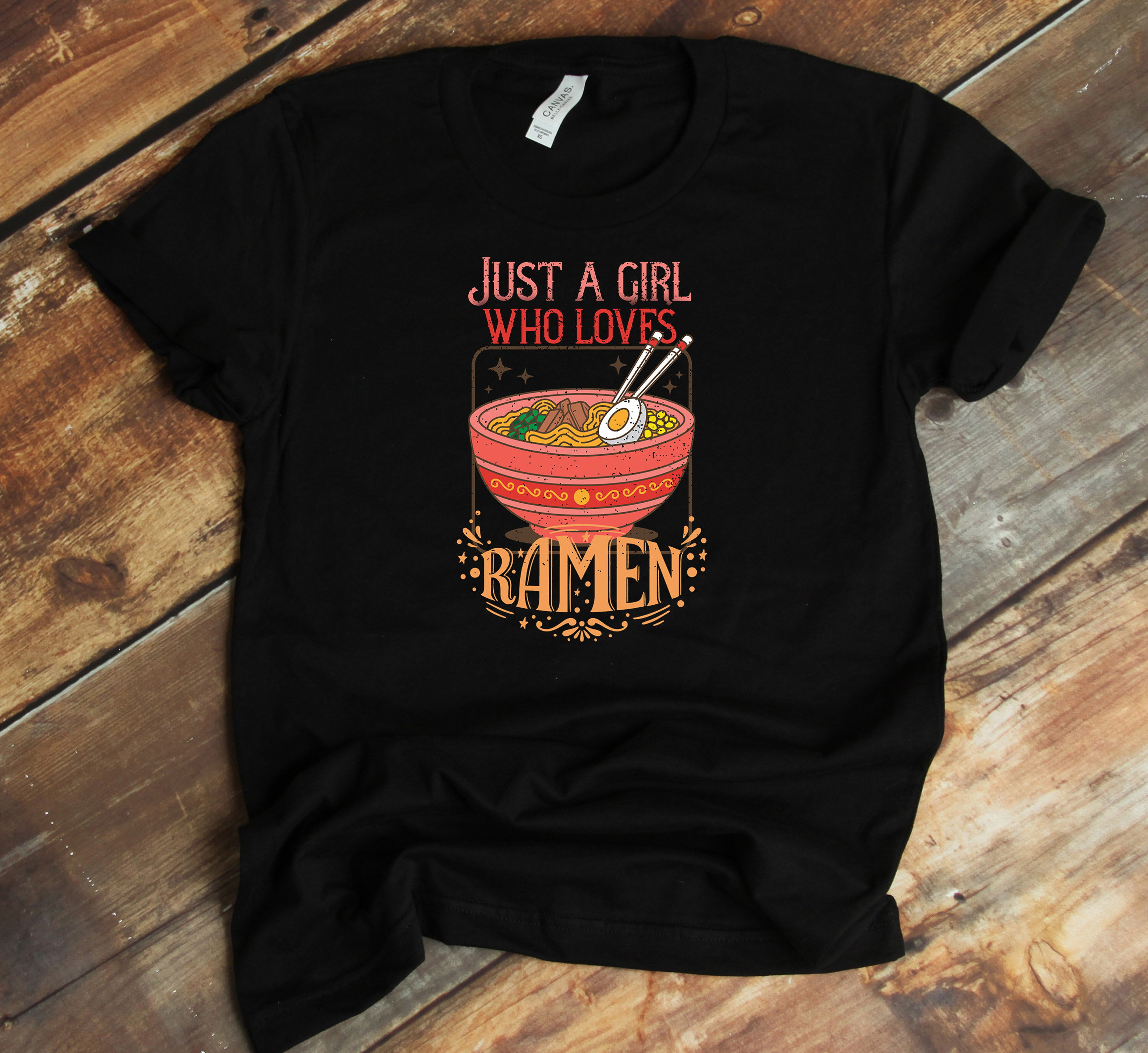 Ramen Girl T-Shirt - Japanese Noodles- Udon - Soba - Ramen Lover ...