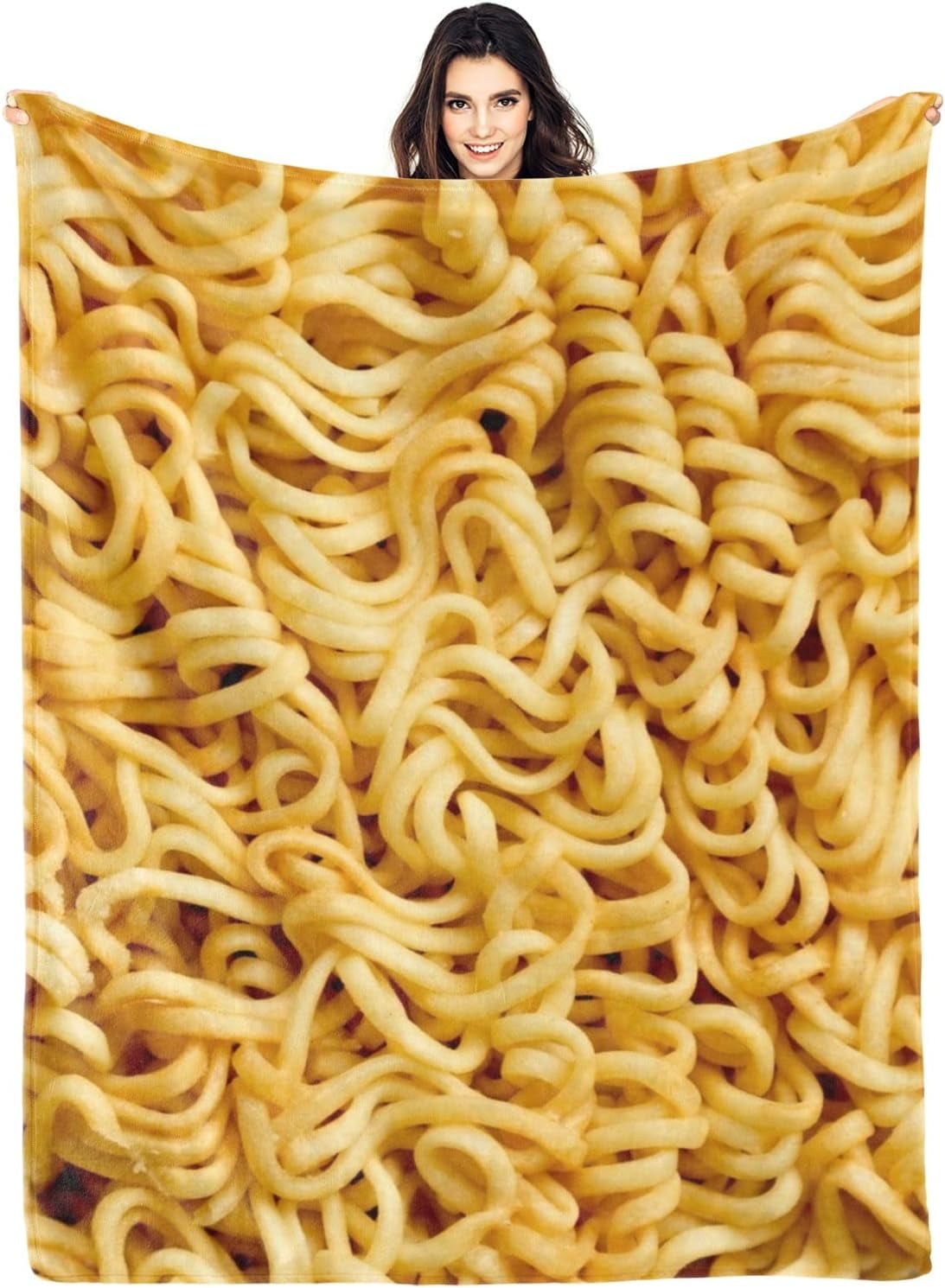 Ramen Instant Noodle Soup 3D Funny Realistic Food Ultra-Soft Throw ...