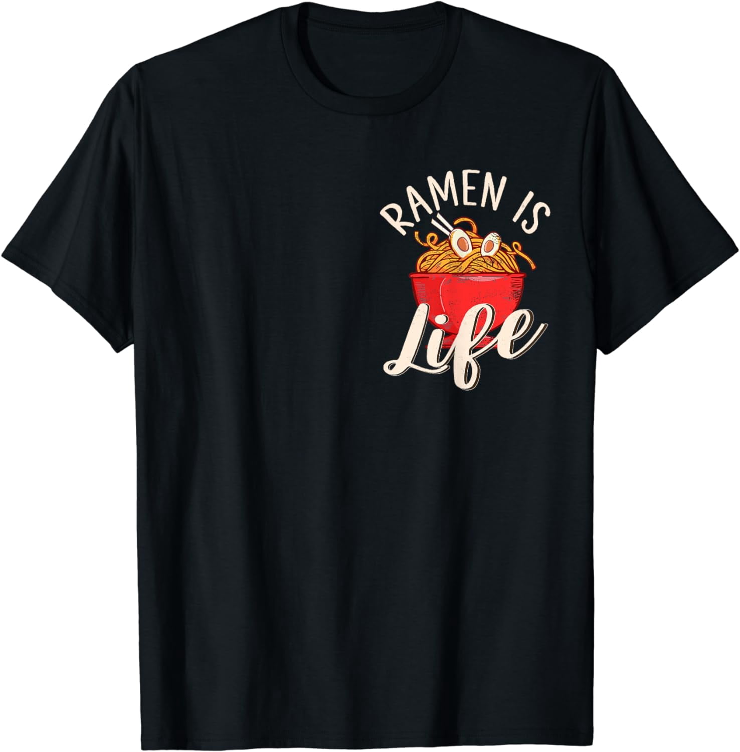 Ramen Is Life Japanese Ramen Noodles Vintage T-Shirt - Walmart.com