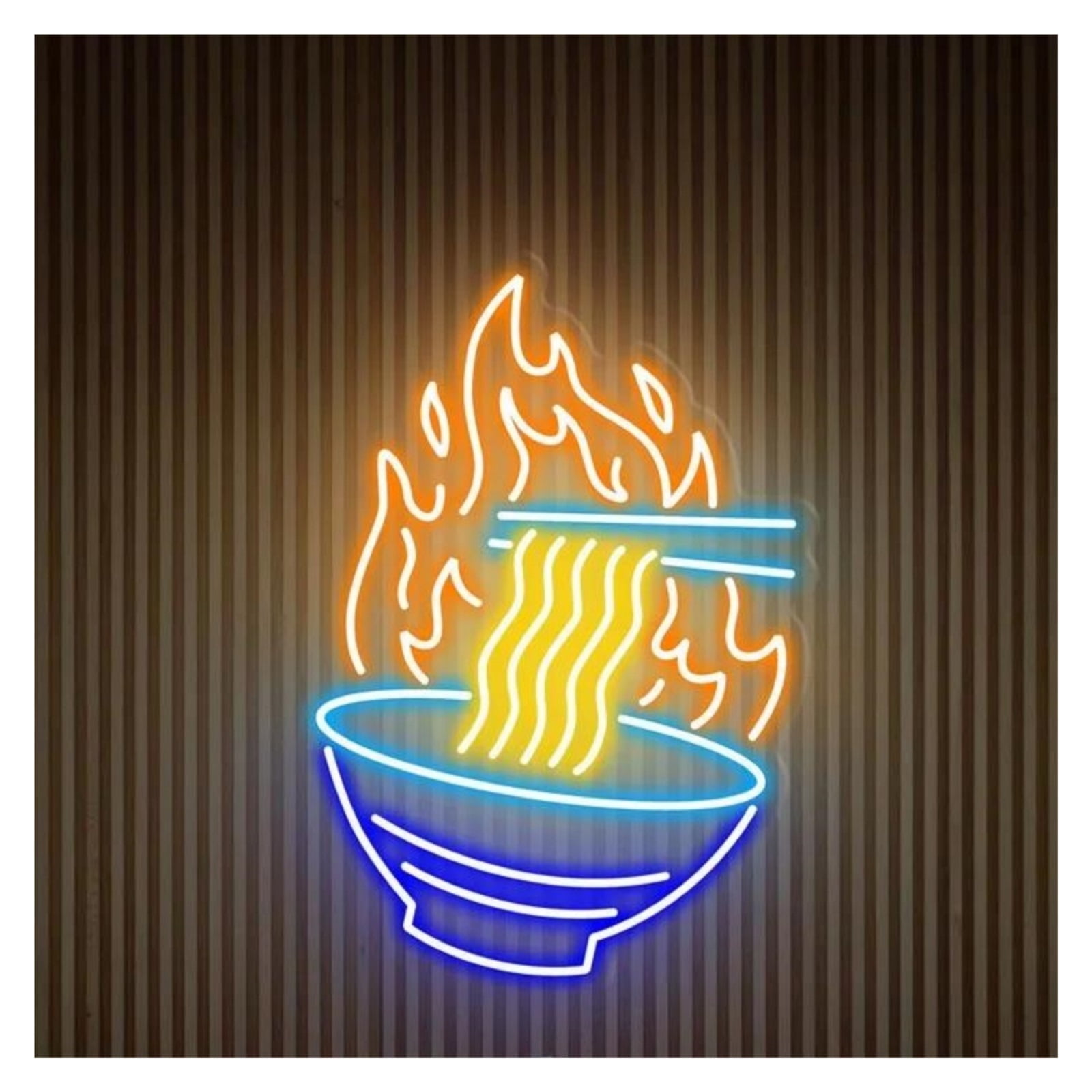 Ramen Neon Sign USB Powered Adjustable Brightness Noodle Neon Lights ...