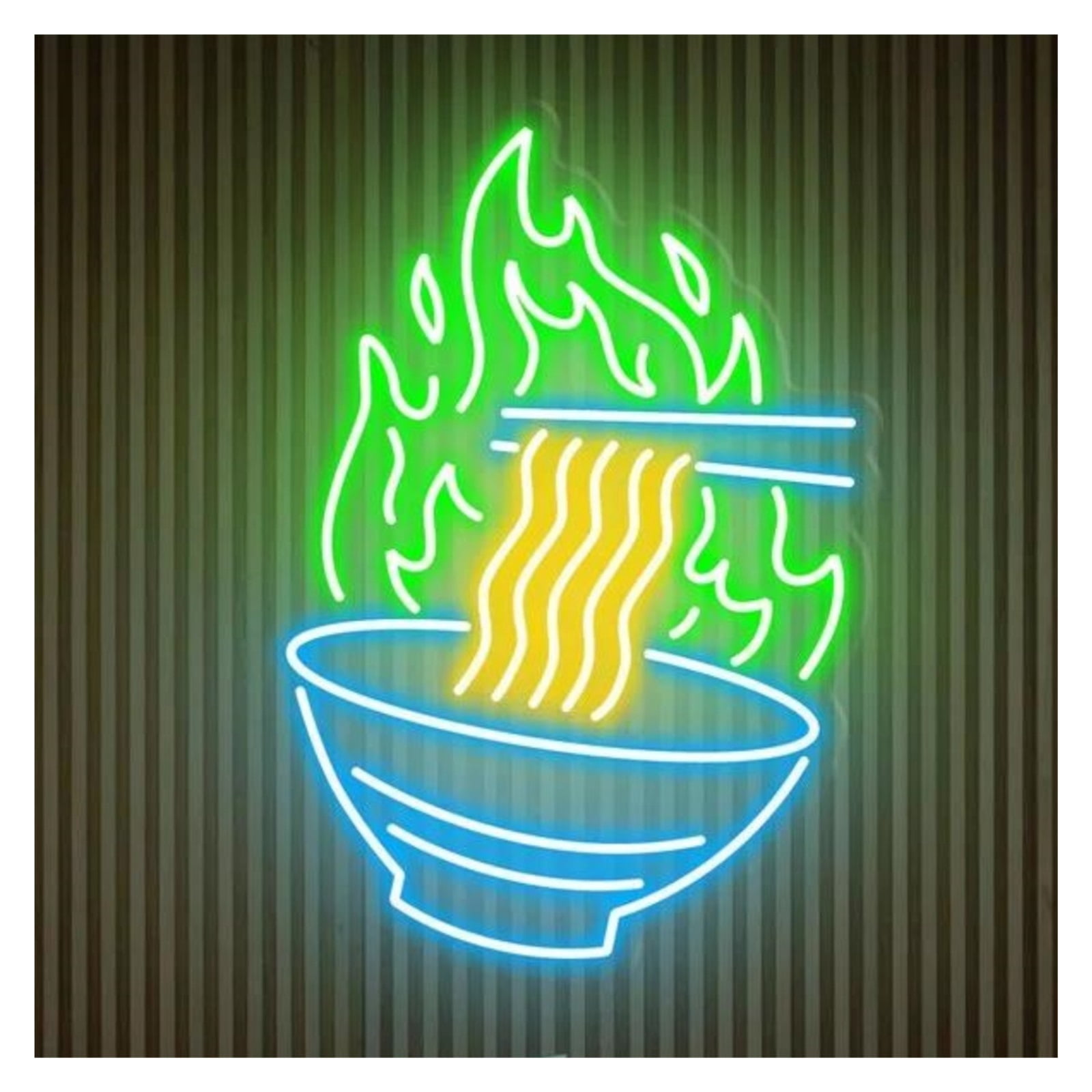 Ramen Neon Sign USB Powered Adjustable Brightness Noodle Neon Lights ...