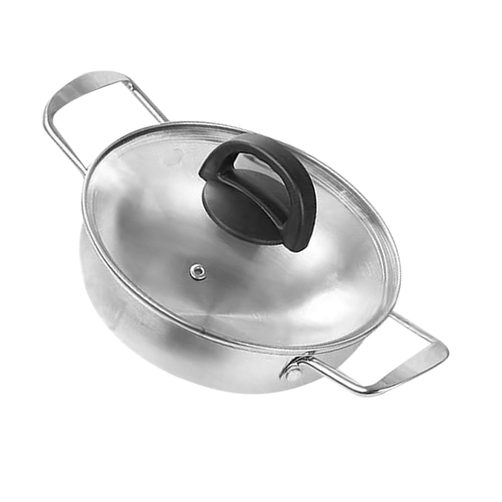 Ramen Pot Double Handles Stainless Steel Sauce Kitchen Supply Griddle ...