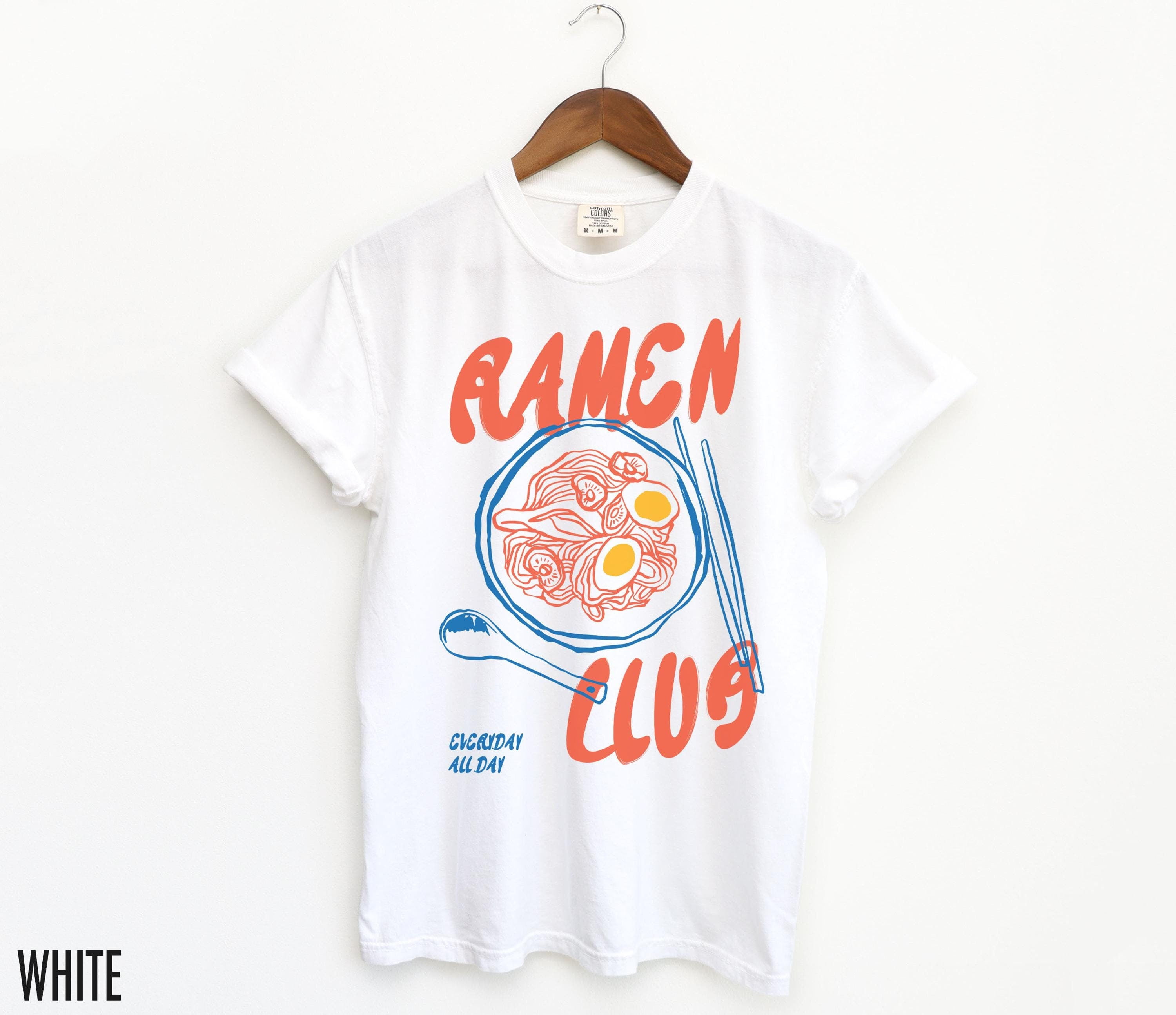 Ramen Shirt, Ramen Lover, Retro Graphic Tee, Foodie Shirt, Ramen ...