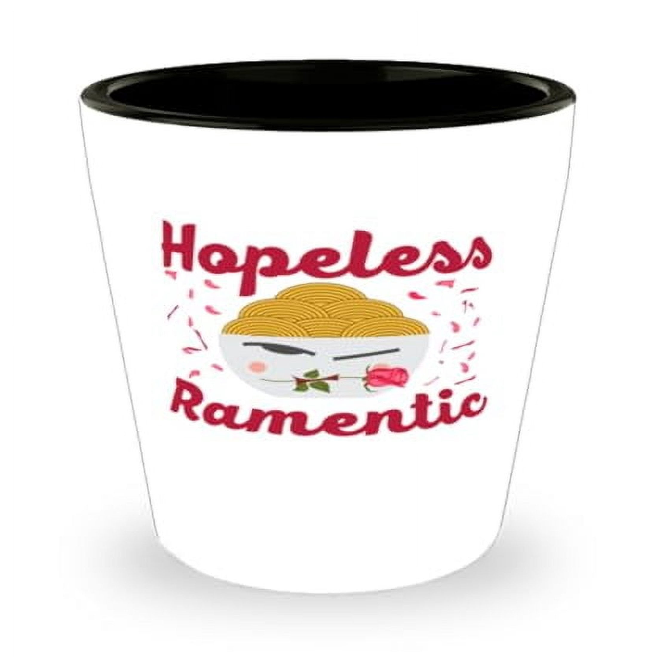 Ramen Shot Glass, Hopeless Ramentic, Noodles Gift, Mini Glassware, 1 ...