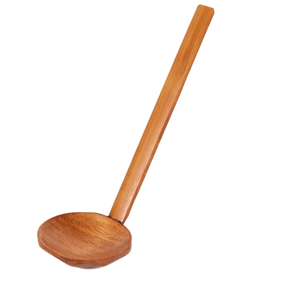 Ramen Soup Spoon Japanese Noodles Soup Spoon with Holes Wooden Large ...