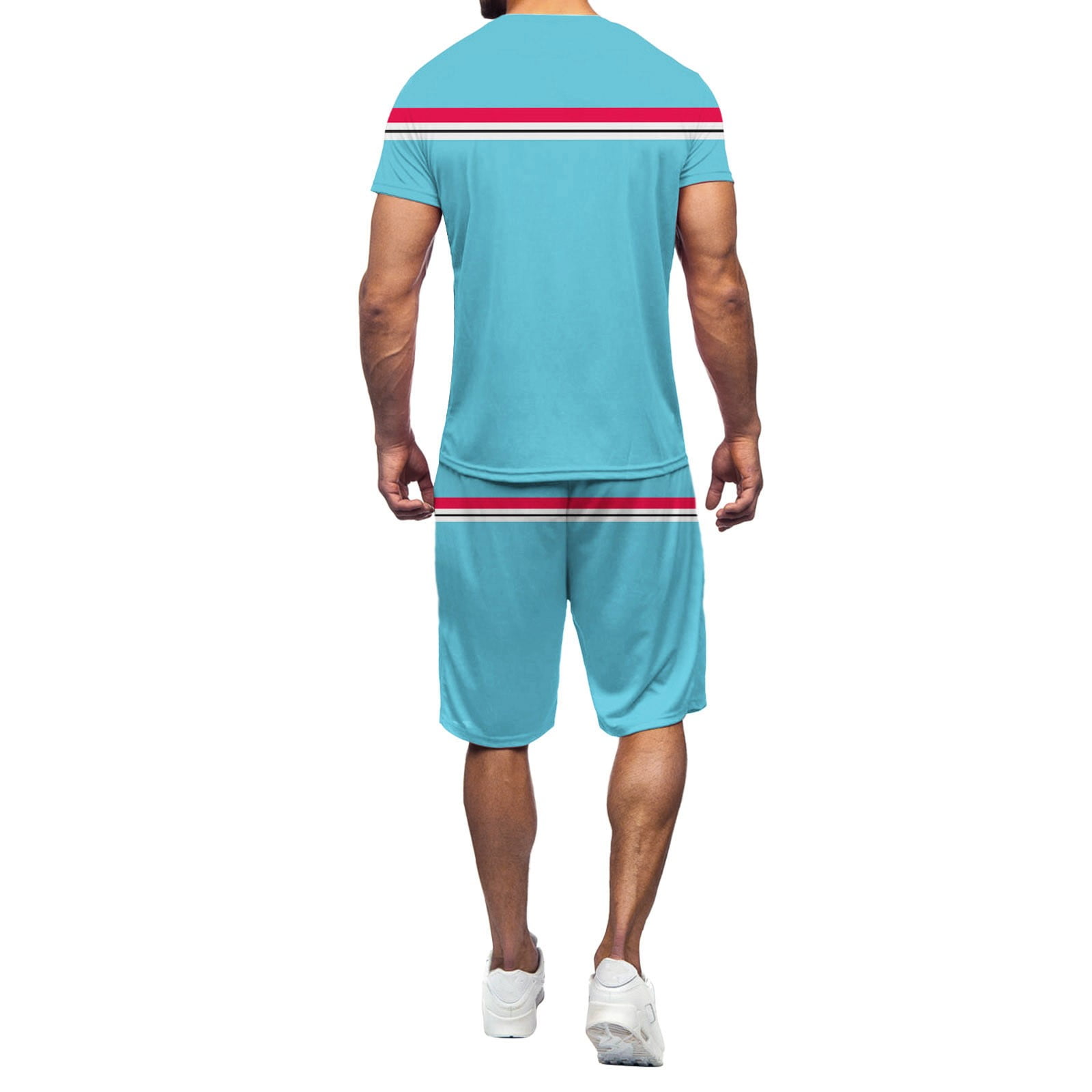 Ramiter Men Sweatsuits Sets Shirts And Shorts Sets For Men Regular Fit