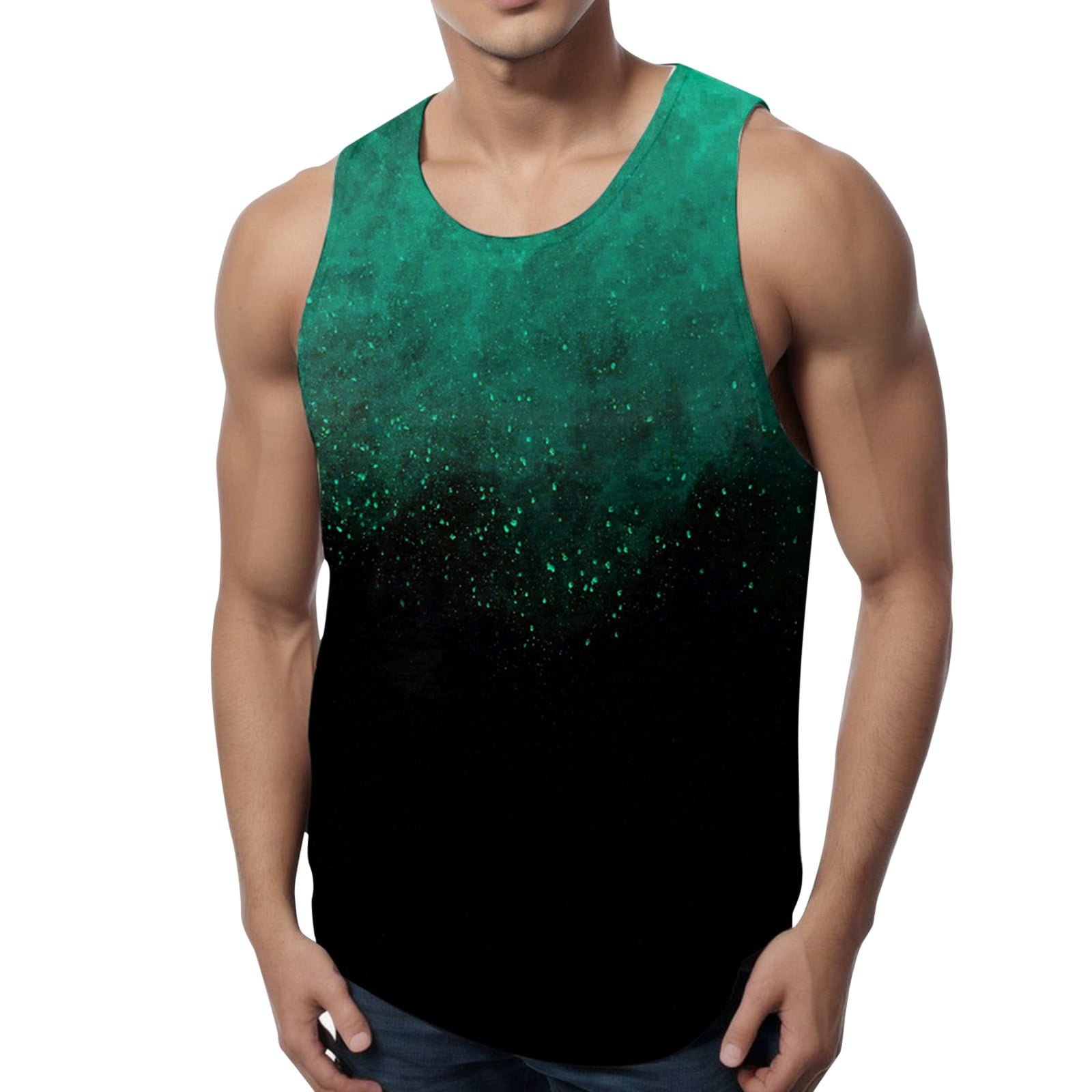Ramiter Men Tank Tops Men's Muscle Tank Tops Sleeveless Cut Off Shirts ...