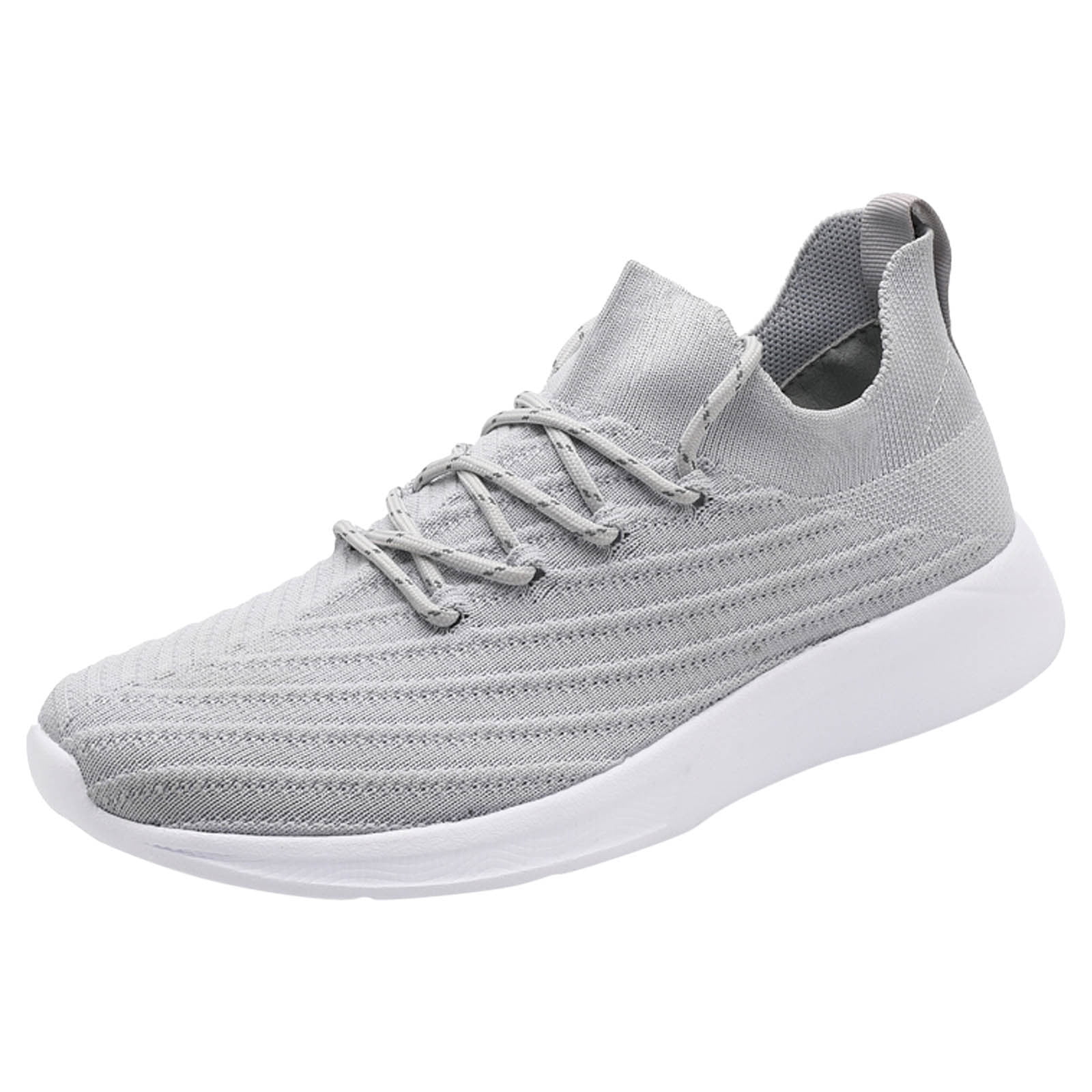 Ramiter Mens Running Shoes Mens Sneakers Leather Running Shoes Trainers ...