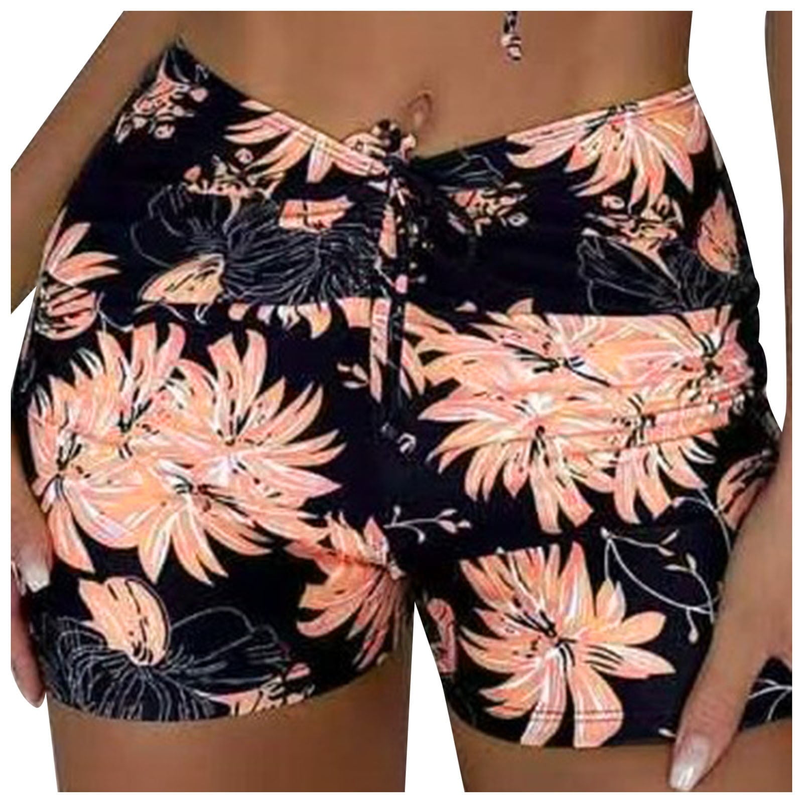 Ramiter Swim Shorts Women Women High Waisted Bikini Bottoms High Cut ...