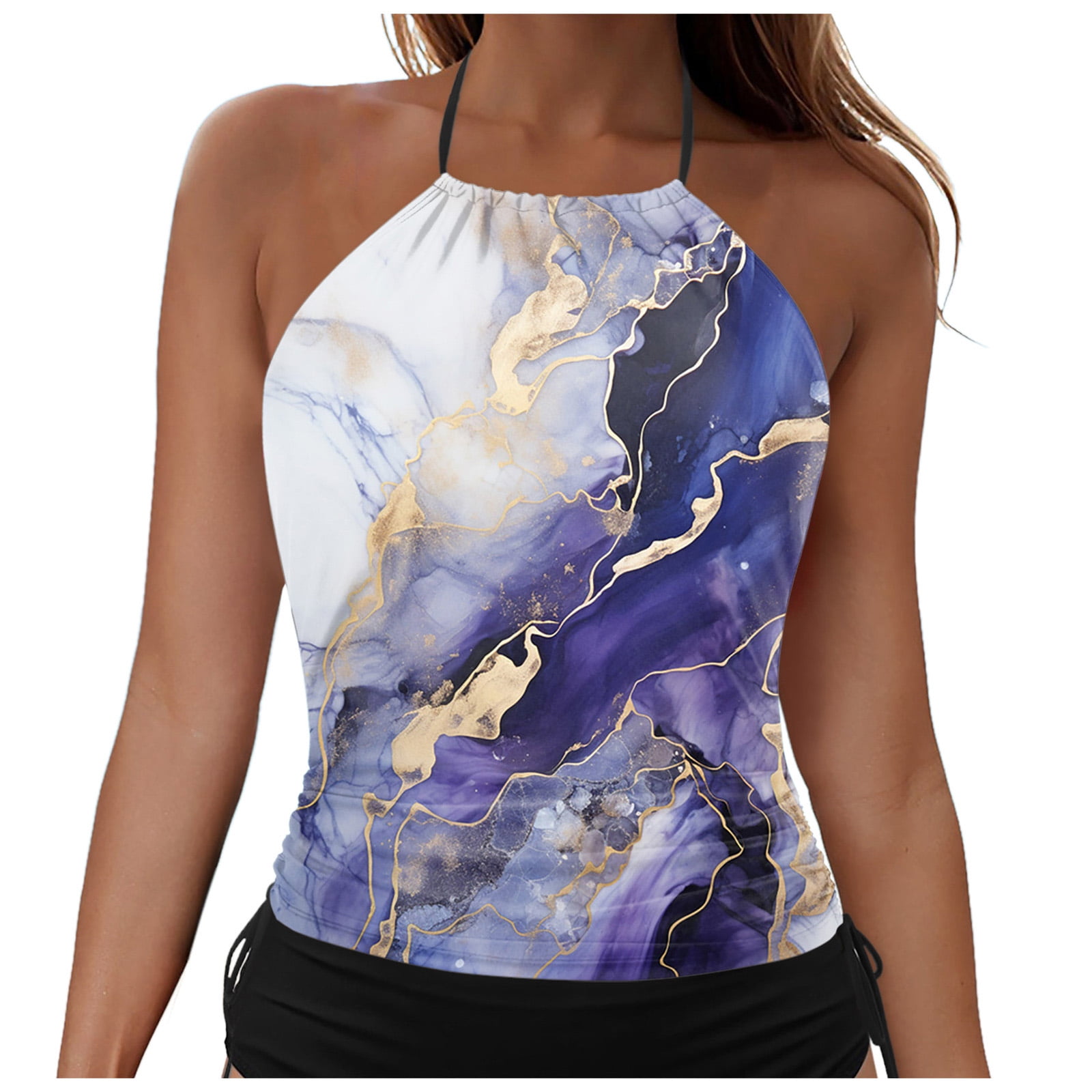 Ramiter Women Tankini Bathing Suit Tops for Women Tankini Tops Only ...