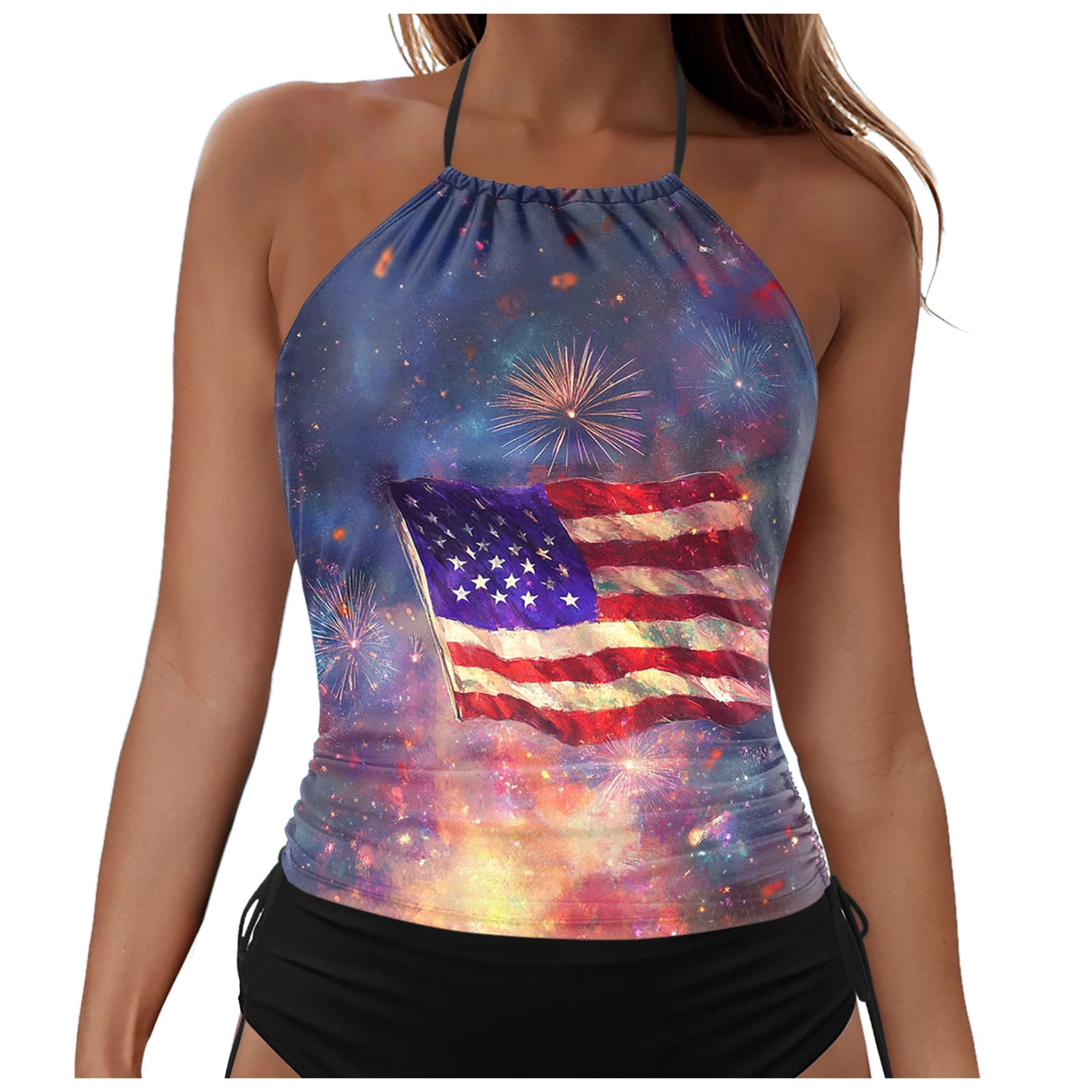 Ramiter Women Tankini Bathing Suit Tops for Women Tankini Tops Only ...
