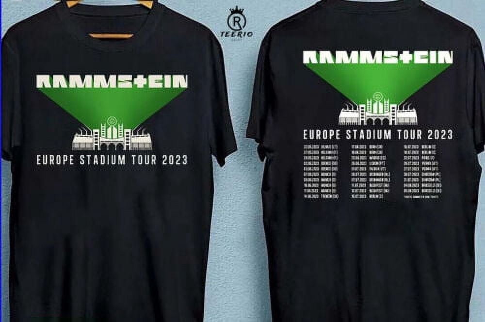 Rammstein Europe Stadium Tour 2023 2 sided new T shirt - Walmart.com