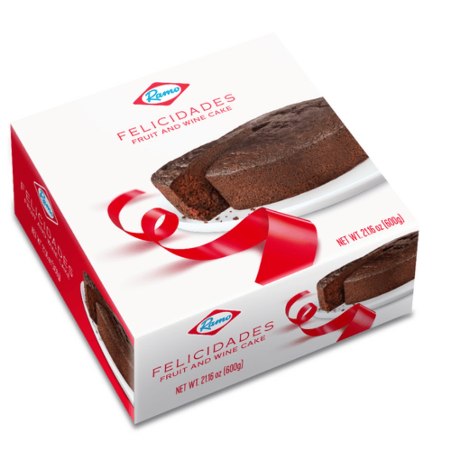Ramo Ponqué Felicidades (Torta Negra) - Wine Fruit Cake - 17.6 oz / 500 ...