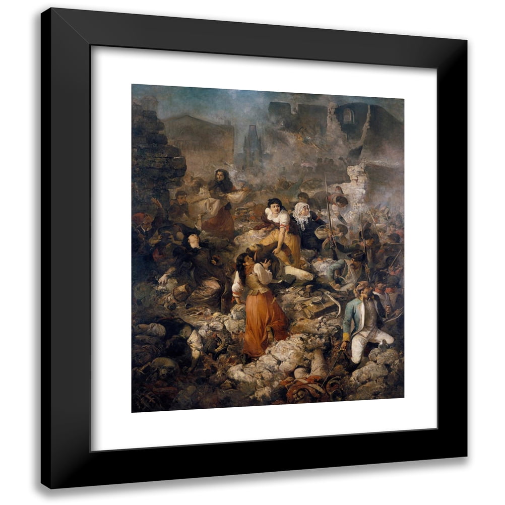 Ramon Martí i Alsina 20x24 Black Modern Framed Museum Art Print Titled ...