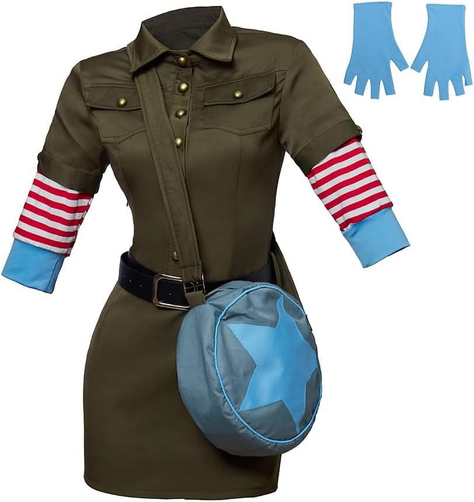 Ramona Flowers Sexy Cargo Dress Outfit with Star Circle Messanger Bag ...