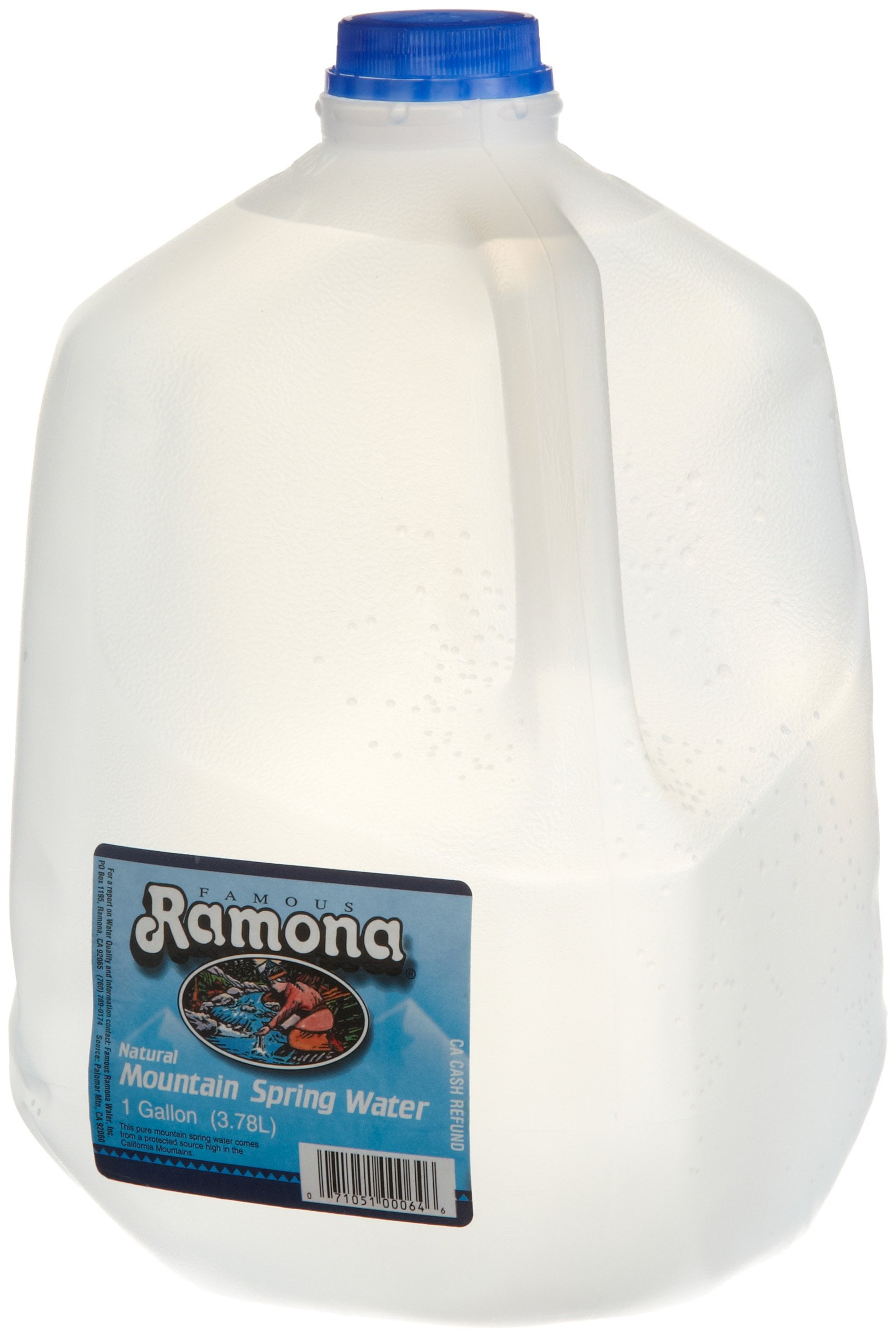 Ramona Mountain Spring Water 1 Gallon (Pack Of 6) - Walmart.com