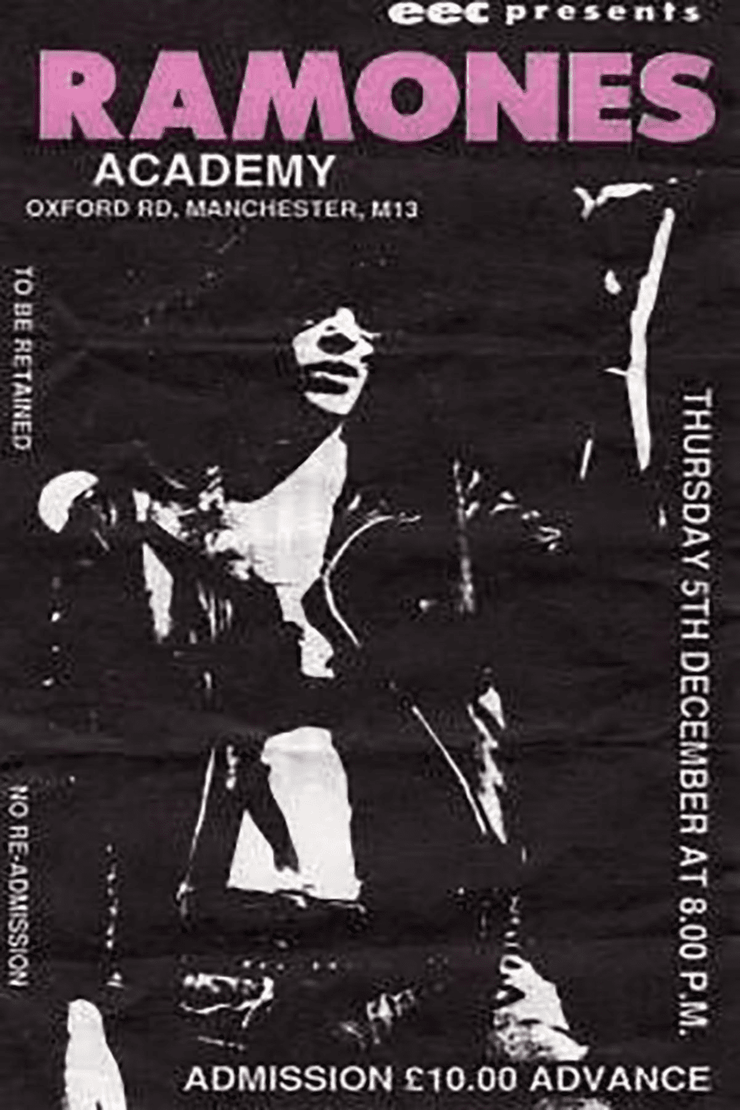 Ramones Music Poster, Punk Rock Legends, Vintage 70s Concert Art ...