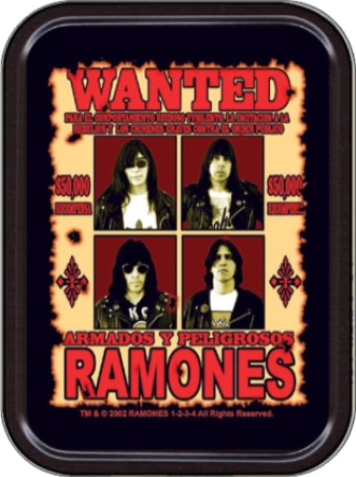 Ramones Wanted Stash Tin Storage Container 4.37" L x 3.5" W x 1" H ...