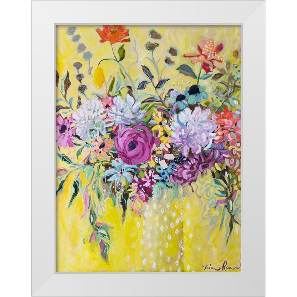 Ramos, Nina 25x32 White Modern Wood Framed Museum Art Print Titled ...