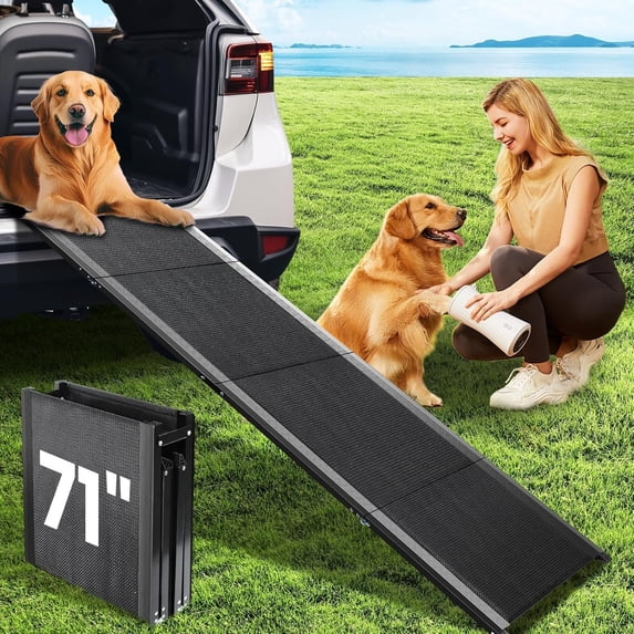Ramp for , 71''x 17'' Pet Ramp for Large Dogs with Anti-Slip Surface ...