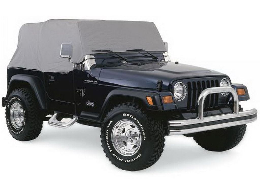 Rampage Jeep CJ5 Cab Cover, Waterproof 4-Layer Material, Grey, Paint ...