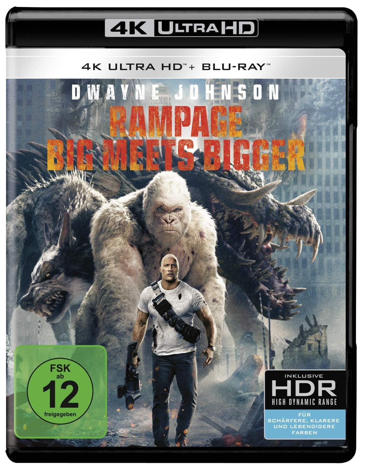 Rampage: Big Meets Bigger 4K Ultra-HD (4K Ultra HD) - Walmart.com