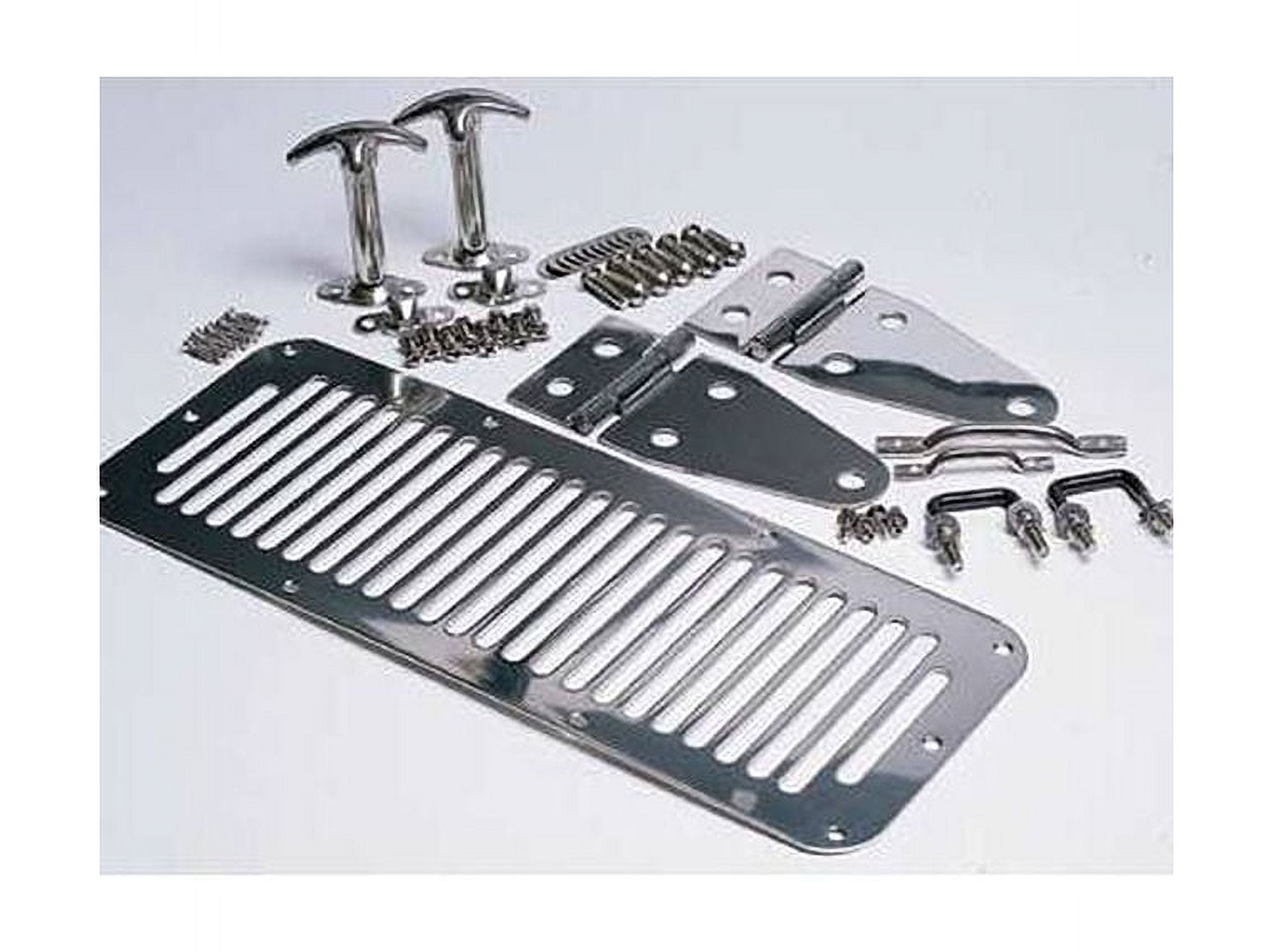 Rampage by RealTruck Complete Hood Kit | Includes: Hood Stops, Hinges ...