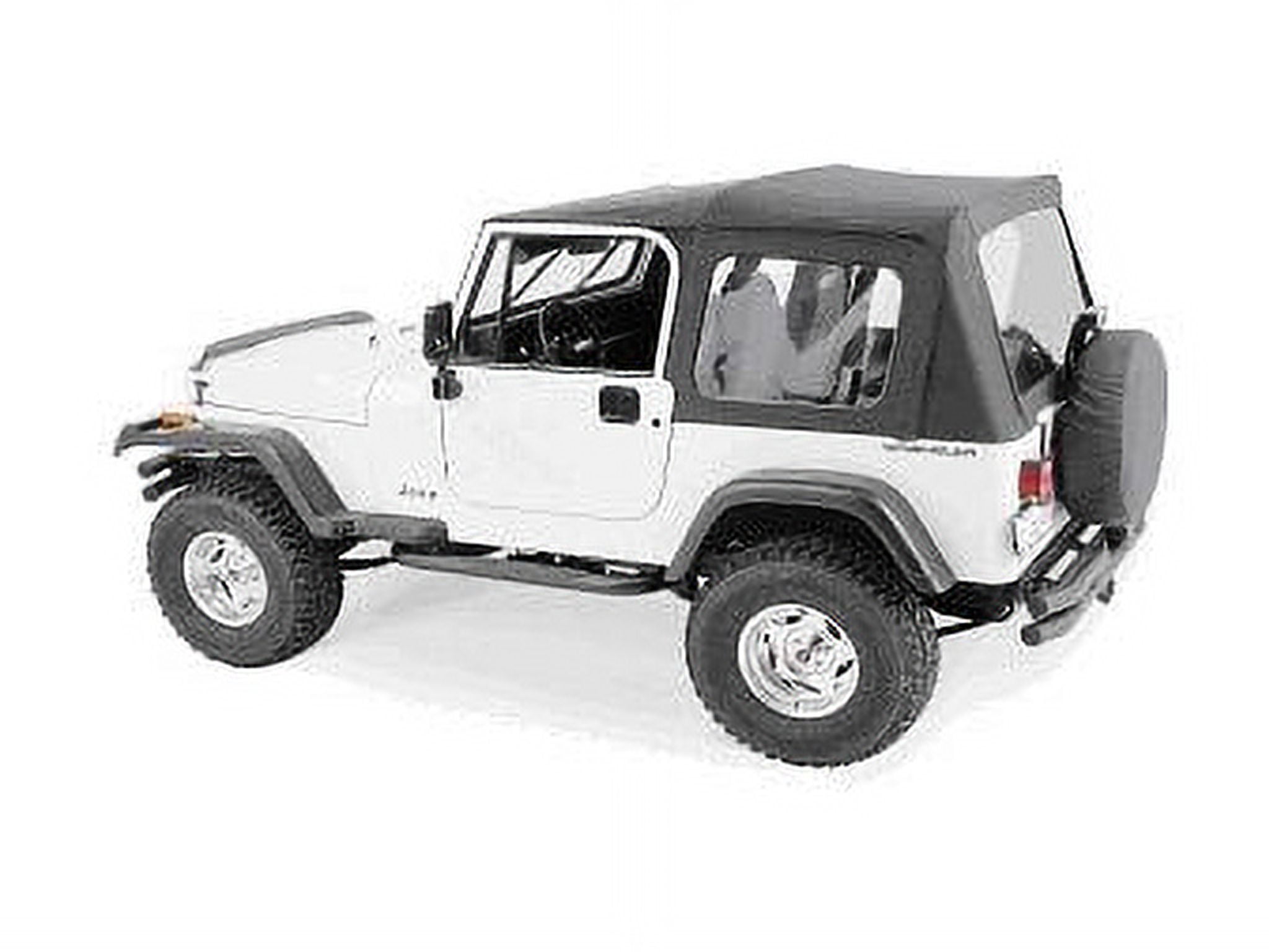 Rampage by RealTruck Factory Replacement Soft Top | Vinyl, Black ...